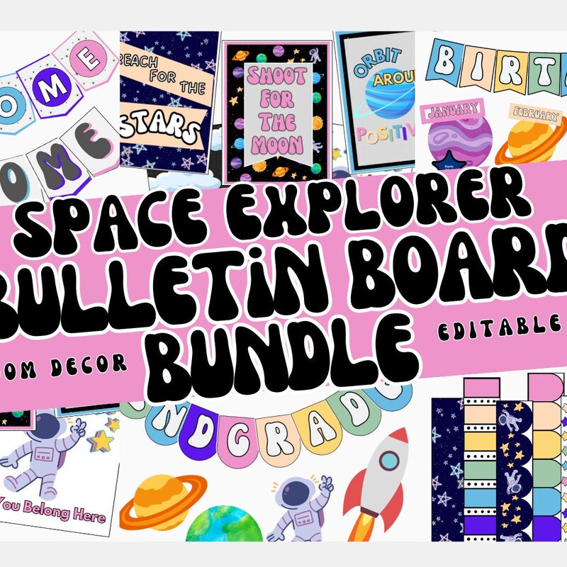 Space Bulletin Board - Etsy