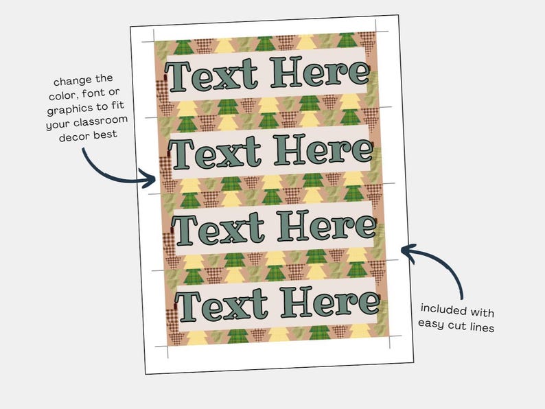 Labels | Camping Adventure Classroom Decor | Camping Nature Outdoor ...