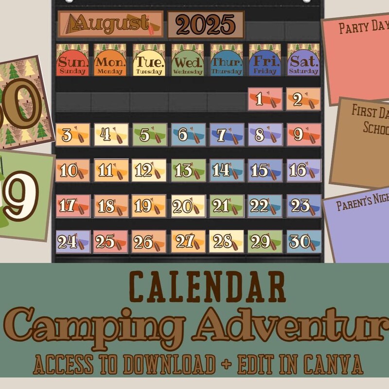 Camping Classroom - Etsy