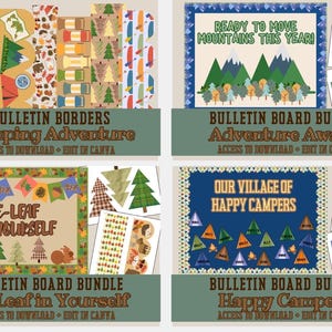 Camping Adventure Classroom Decor Bundle | Camping Nature Outdoor Theme ...