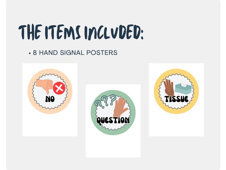 Hand Signals Display - Space Explorer | Classroom Decor | Teacher ...