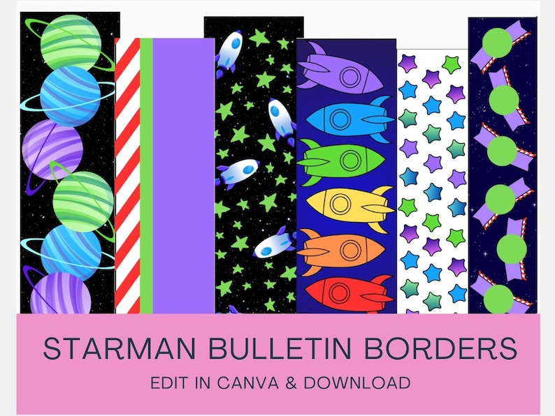 Buzz Lightyear Inspired Bulletin Board Borders | Space Classroom Decor ...