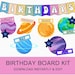 Birthday Board Kit - Space Explorer | Classroom Decor | Teacher ...