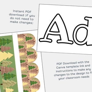 Woodland Animals Bulletin Board Bundle | Camping Nature Outdoor Theme ...