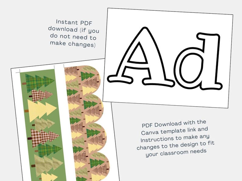 Woodland Animals Bulletin Board Bundle | Camping Nature Outdoor Theme ...