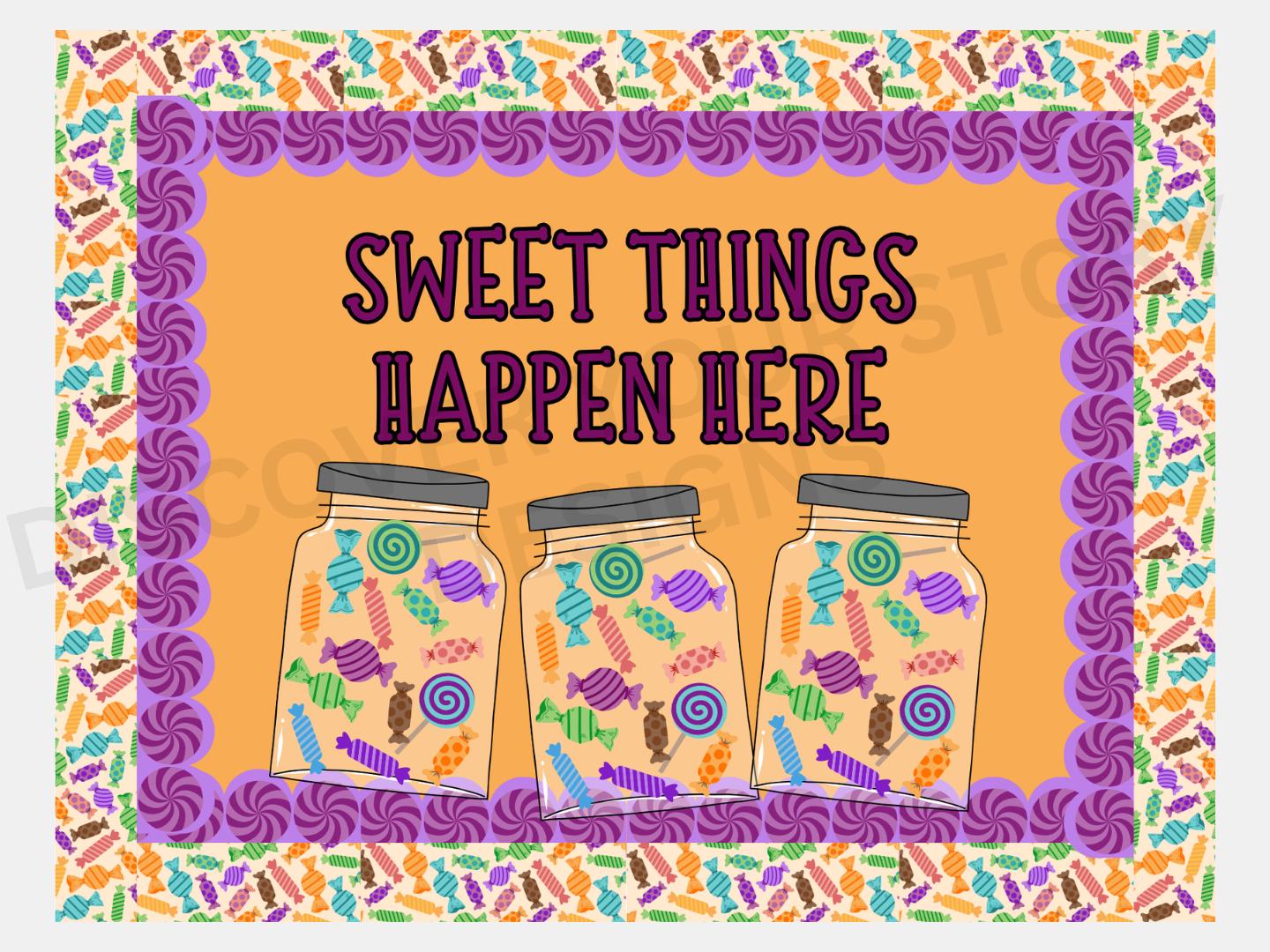 It's a Sweet Year Bulletin Board Bundle | Sweet Temptations Class Decor ...
