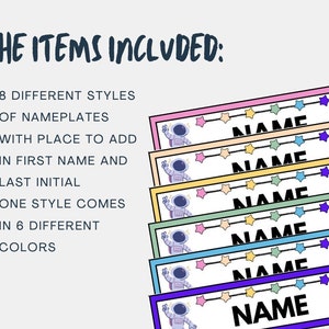 Nameplates - Space Explorer | Classroom Decor | Student Name Display ...