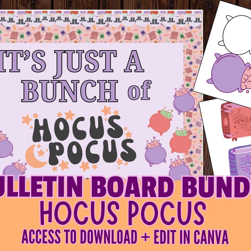 Hocus Pocu Bulletin Board - Etsy