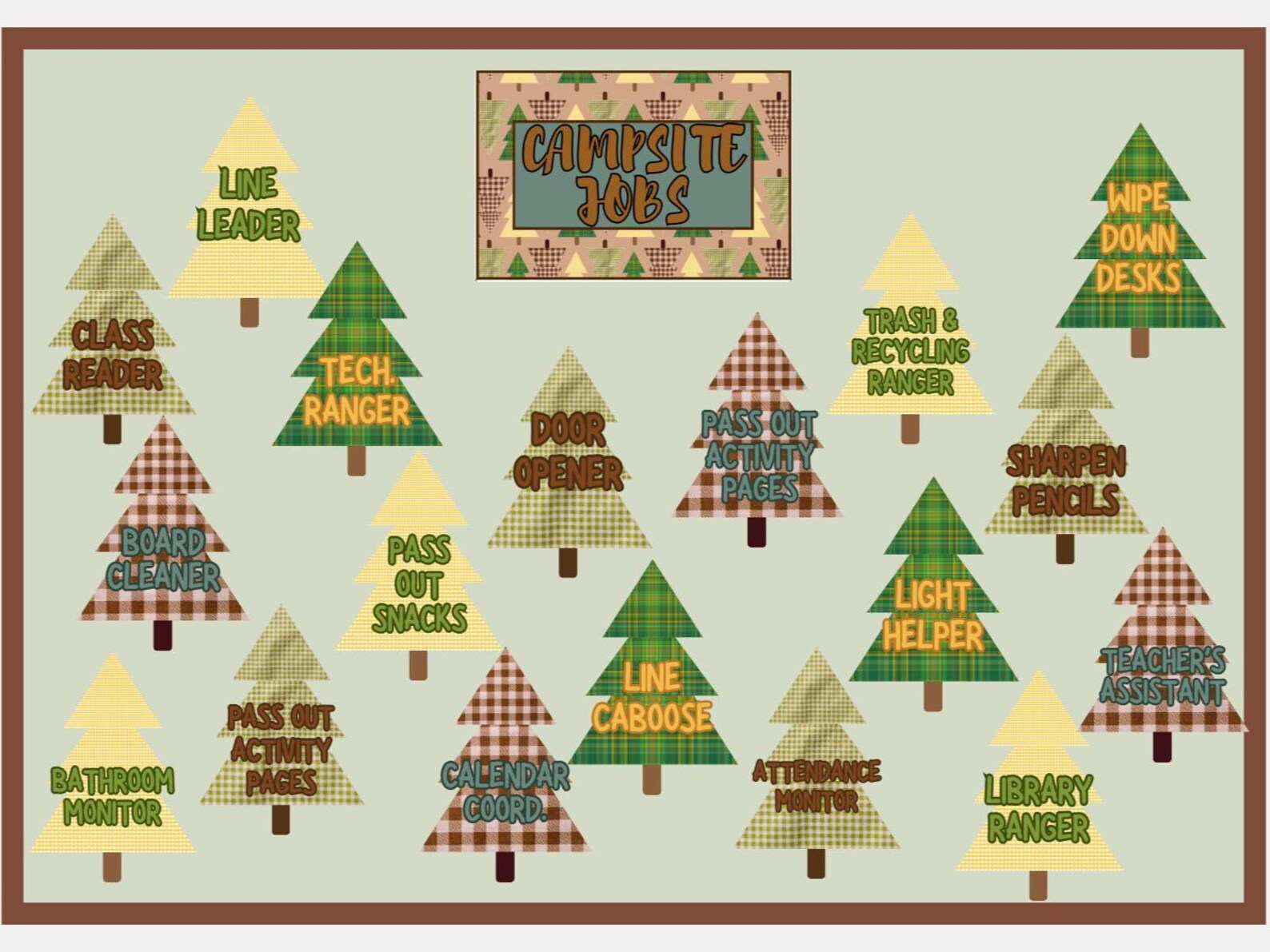 Classroom Resource Bundle | Camping Adventure Classroom Decor | Camping ...