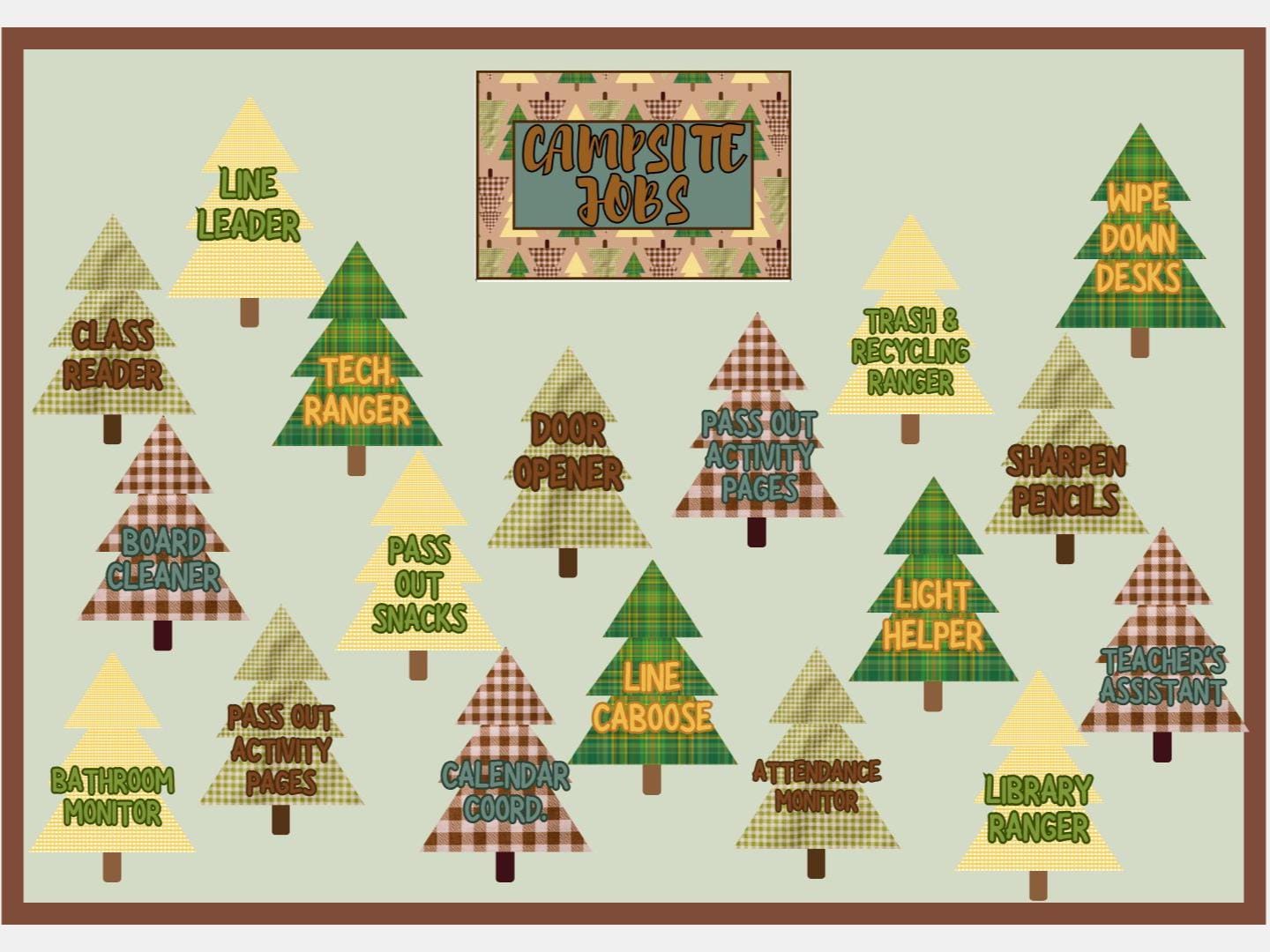 Classroom Resource Bundle | Camping Adventure Classroom Decor | Camping ...