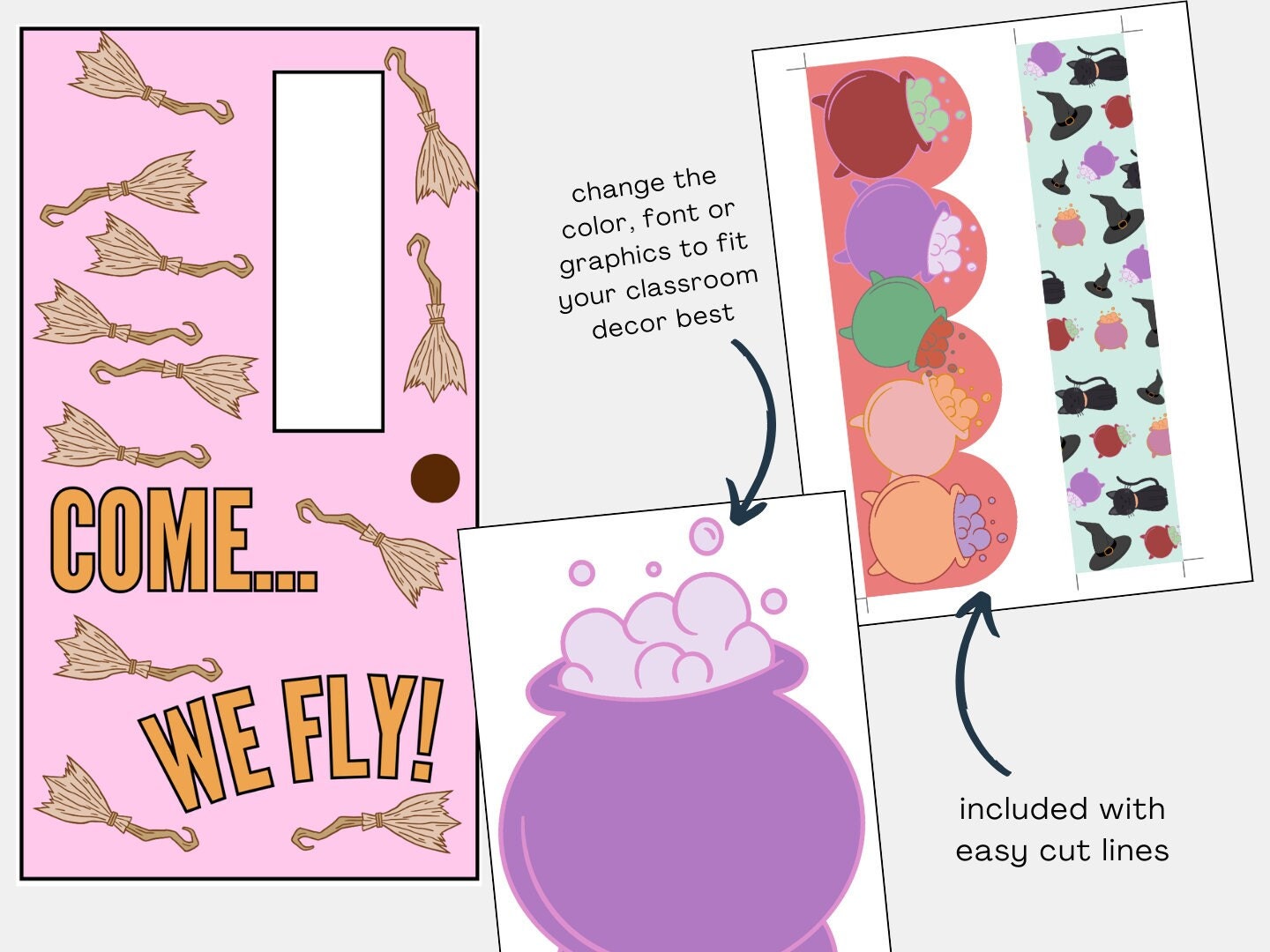 Hocus Pocus Bulletin Board Bundle | Halloween Classroom Decor | Teacher ...