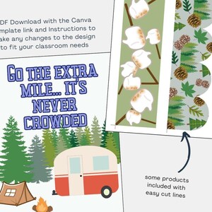 Camping Adventure Classroom Decor Bundle | Camping Nature Outdoor Theme ...