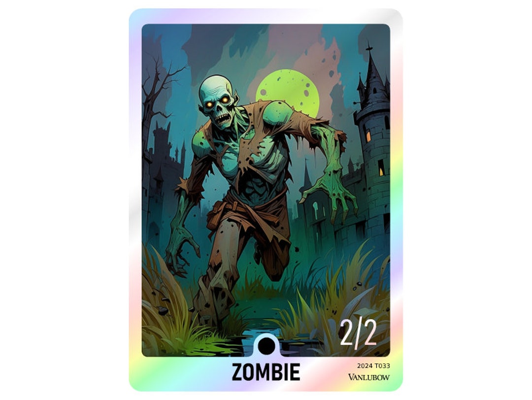 Zombie (B 2/2) // Clue - Double Foil Token - Etsy