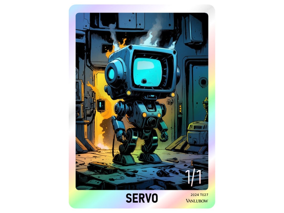 Servo (artifact 1/1) // Clue - Double Foil Token - Etsy
