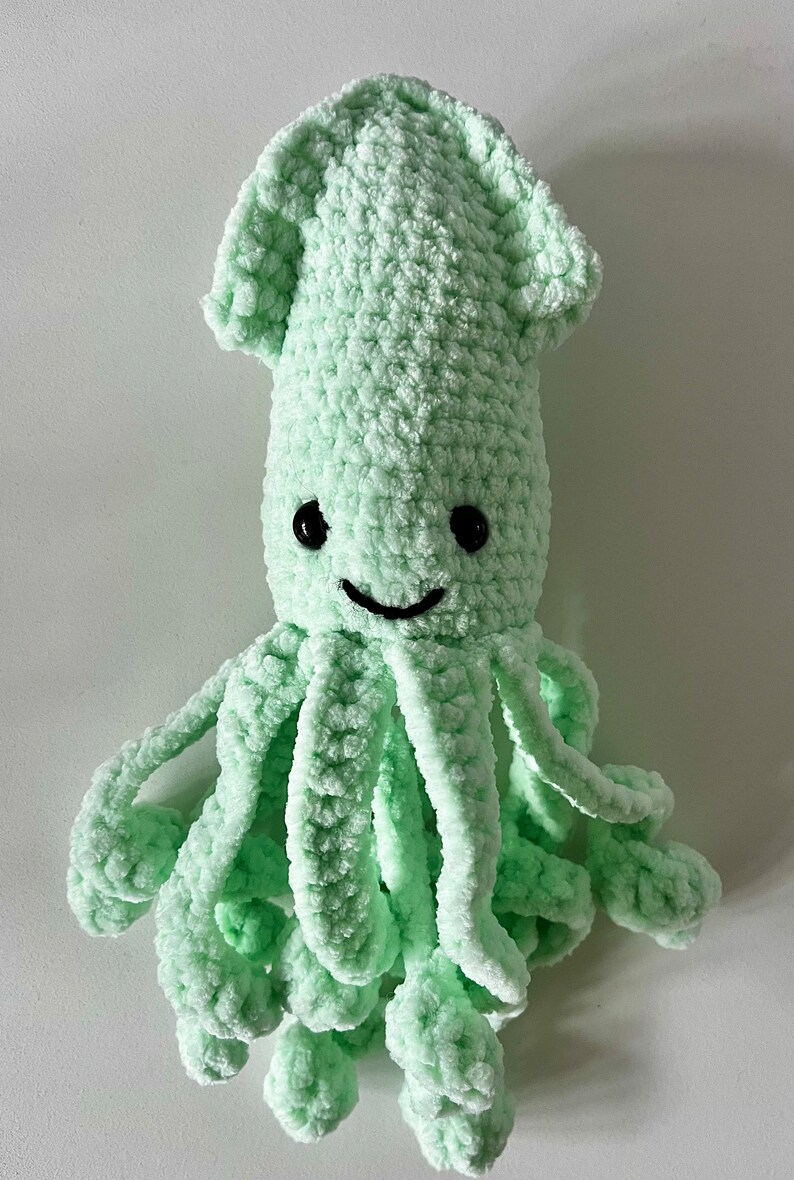 Amigurumi Crocheted Squid - Etsy