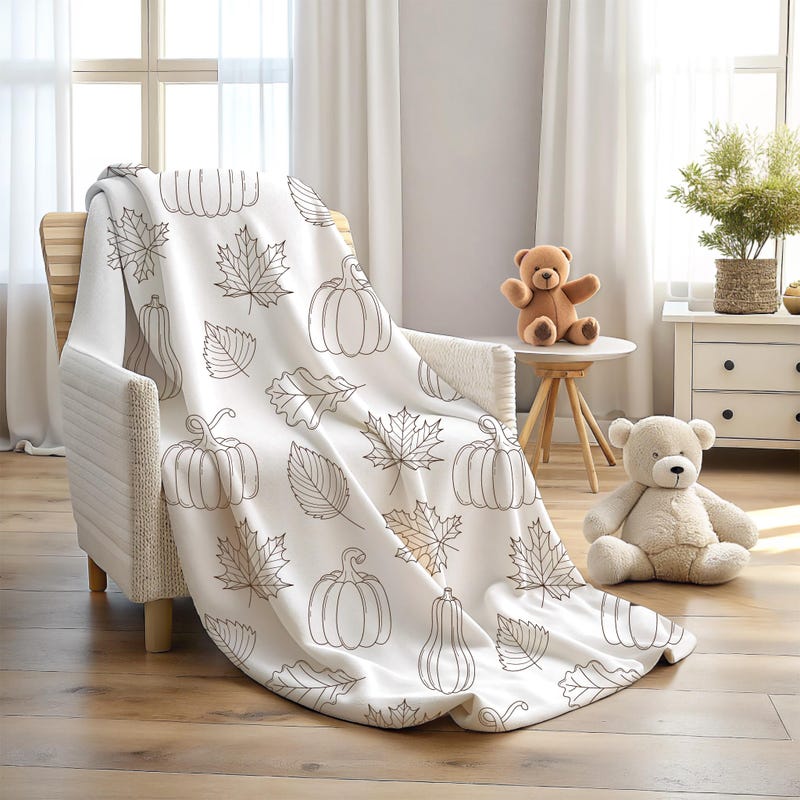 Fall Throw Blanket - Etsy