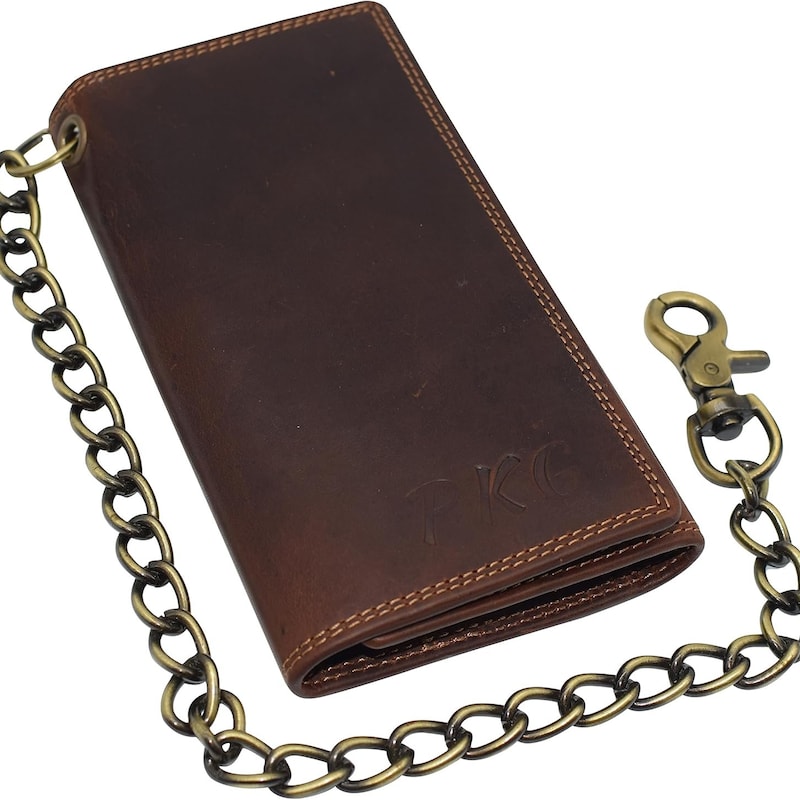 Biker Chain Wallet Rfid - Etsy