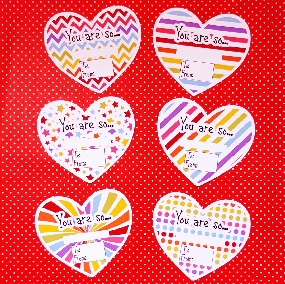 Heart Scratch off Valentine Kit comes With Scratch off Stickers to ...