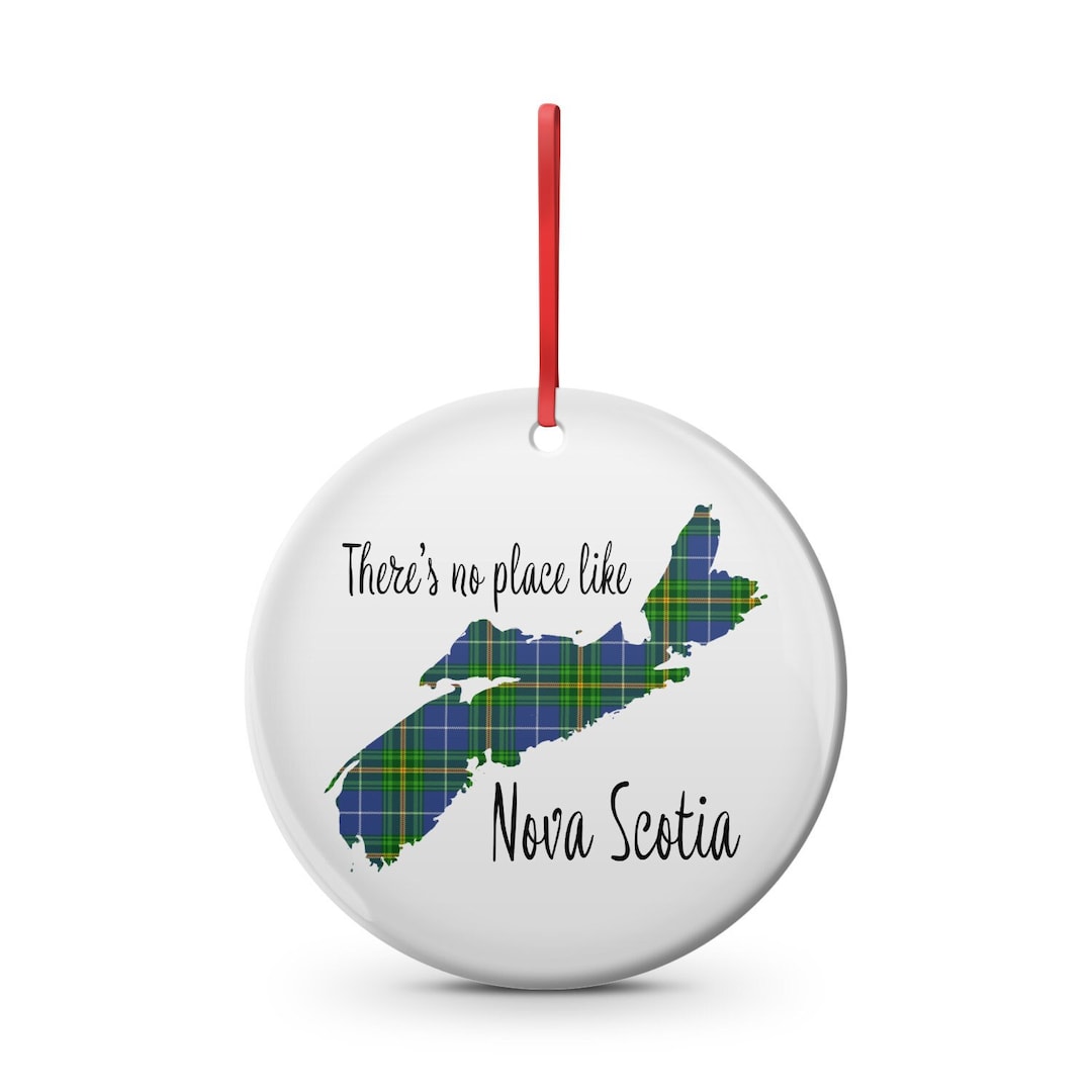 Nova Scotia There's No Place Nova Scotia , Ceramic Christmas Ornament ...