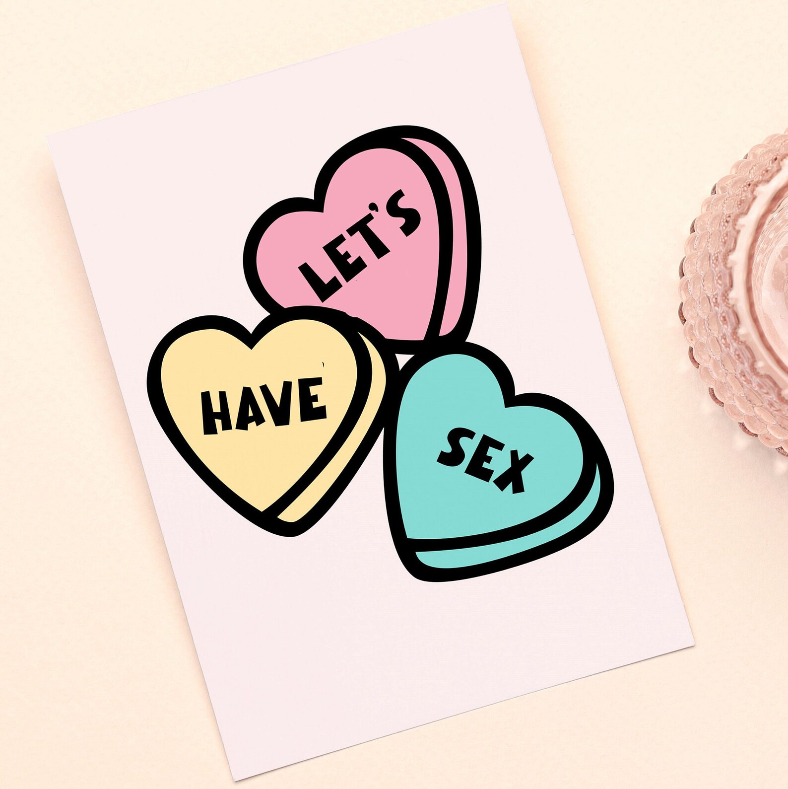 Candy Hearts Lets Have Sex Valentines Day Etsy