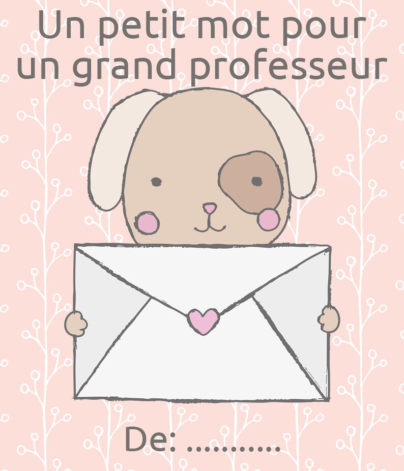French Valentine Set of 6+ Love Letters, Français, Valentin, Kids ...