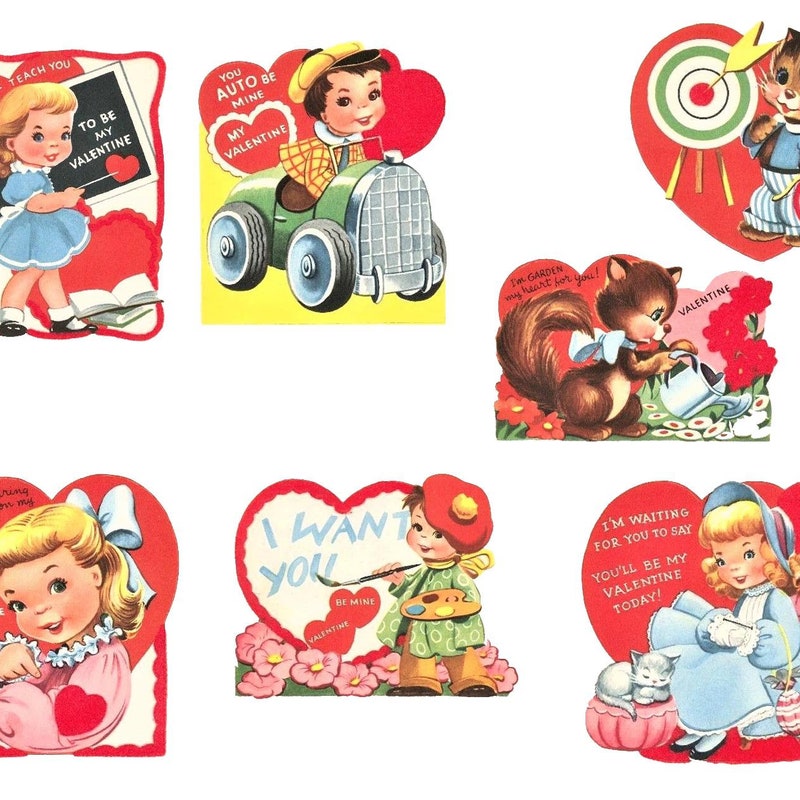 1950s Valentines Day - Etsy