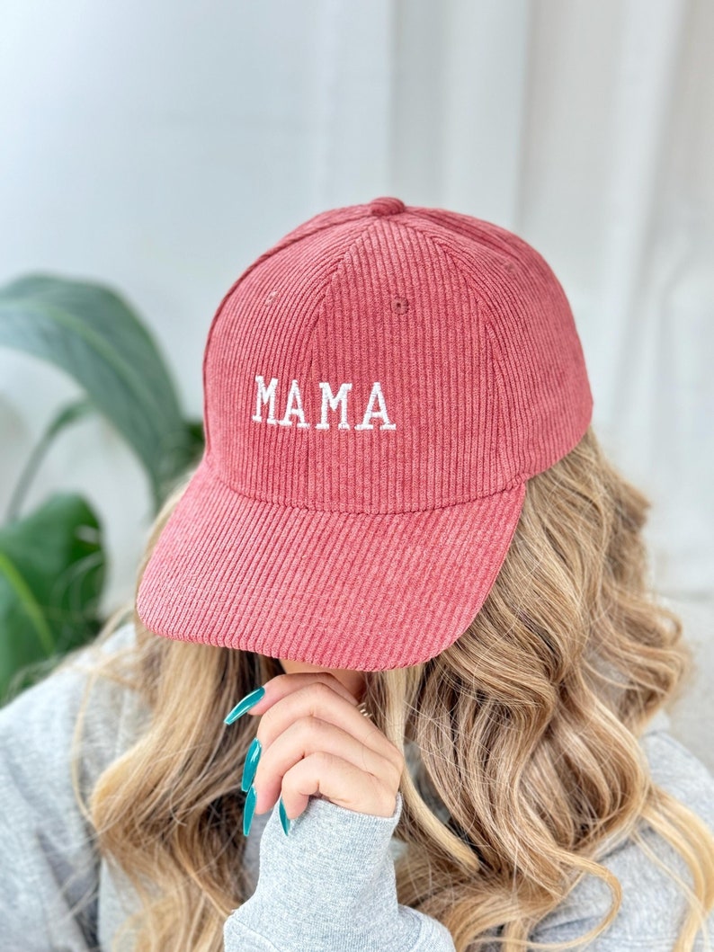 Custom Embroidered Corduroy Hat | Personalized Text Baseball Cap ...