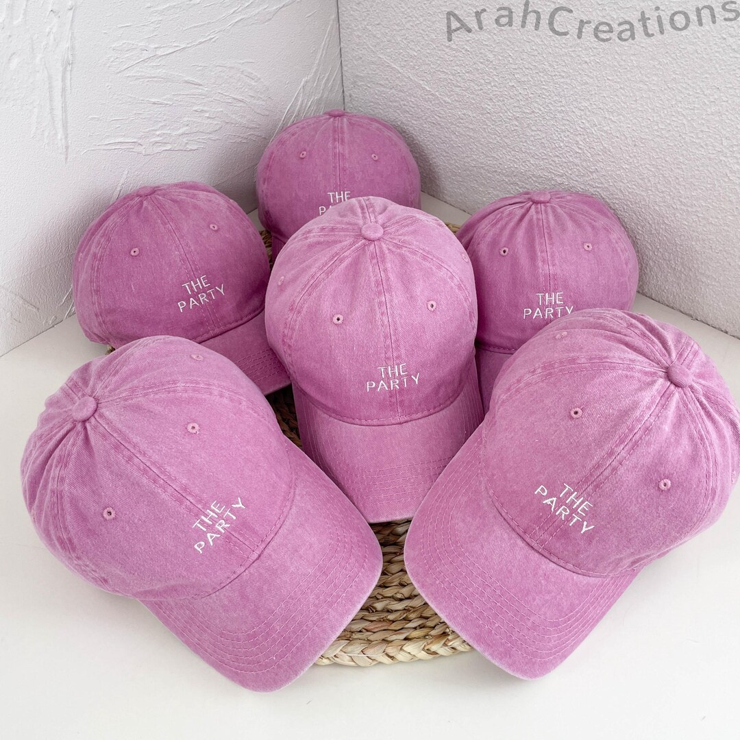Embroidered the Party Hats | Personalized Camp Bachelorette Hat ...