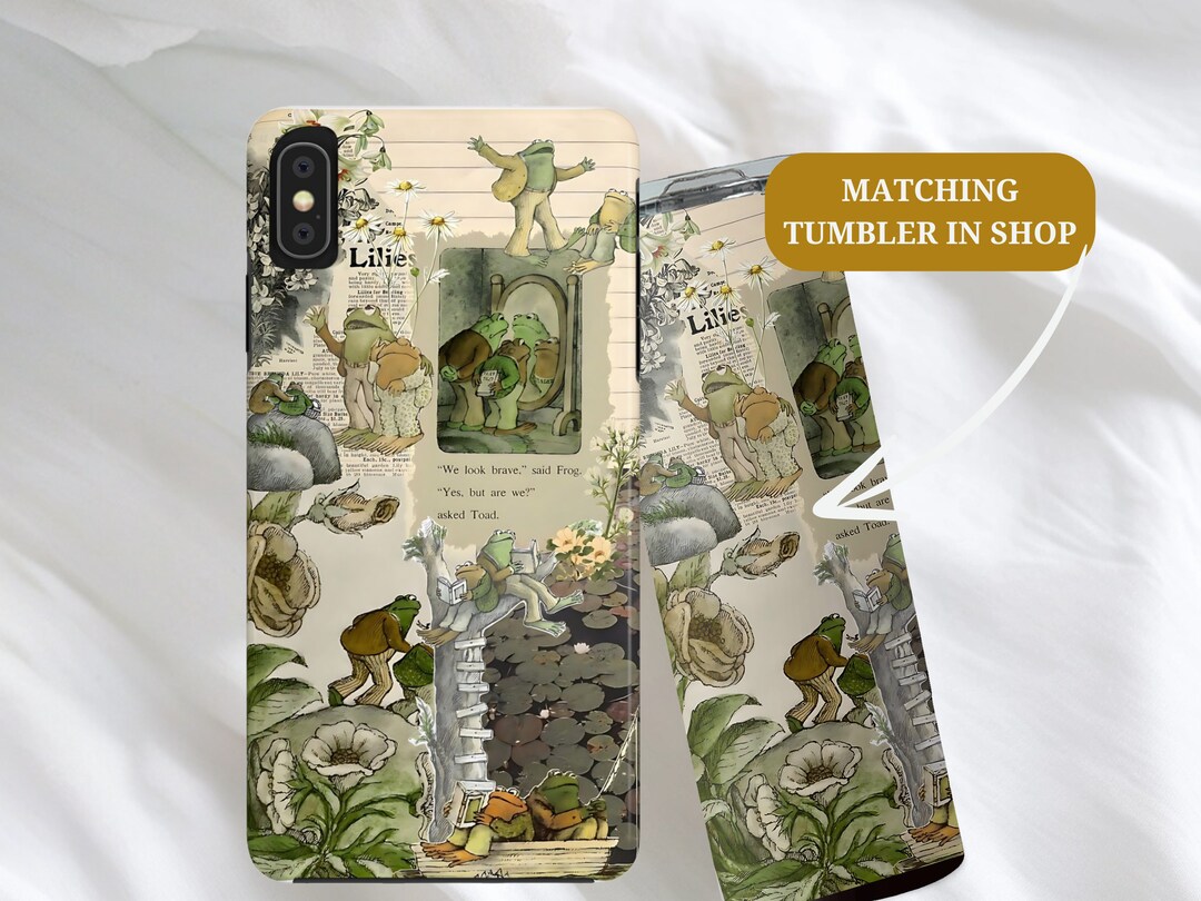 Frog and Toad Collage Phone Case Vintage Frog Phone Case Collage ...