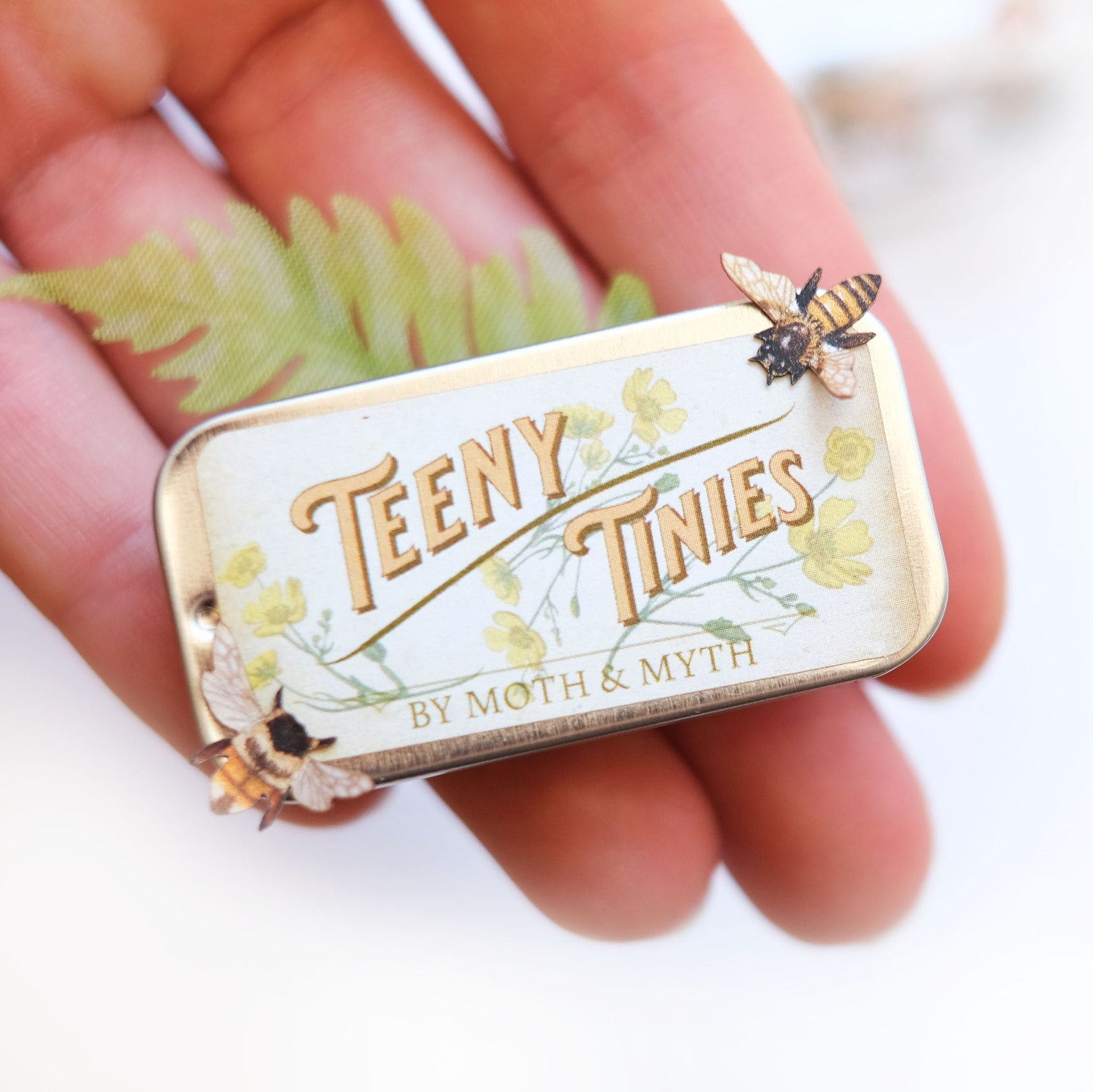 48 Tiny Paper Bees, Realistic Miniature Bumble Bee Cutouts - Etsy