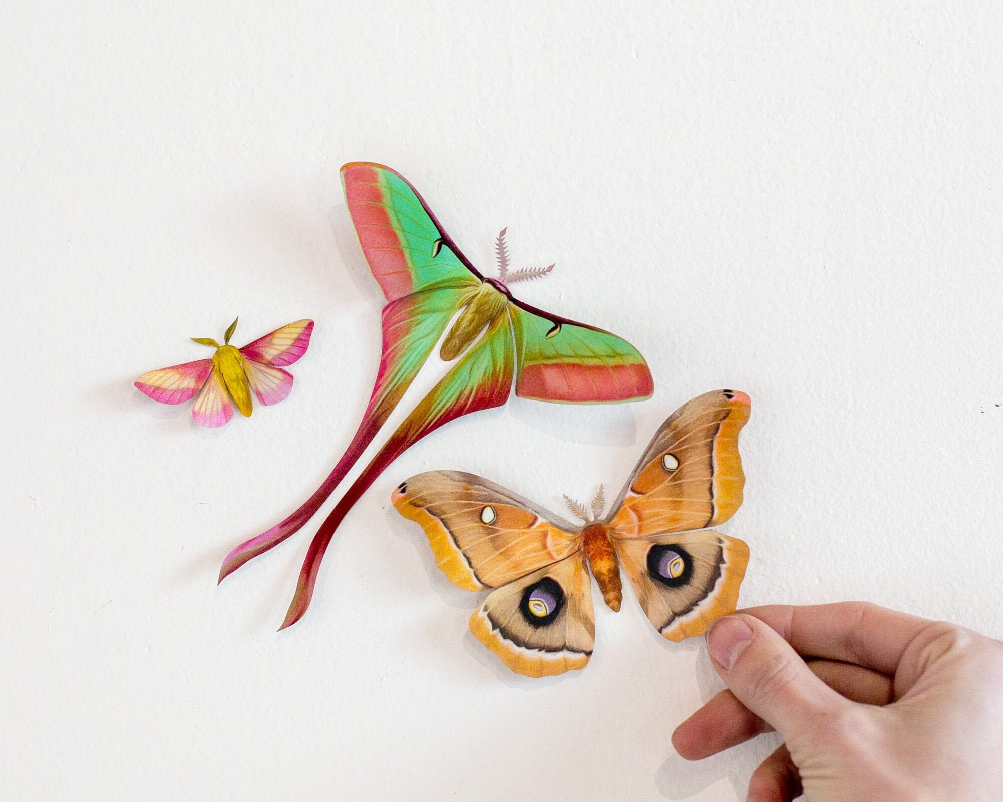 Double-sided Faux Butterfly 16x Realistic Paper Monarch Paper-cut Craft ...