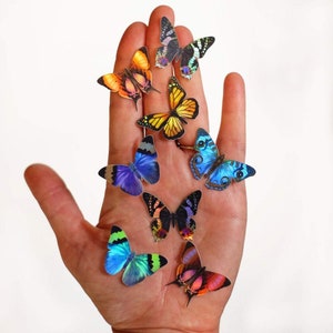 Holographic Mini Butterfly Sticker Vinyl Decal Set - Etsy