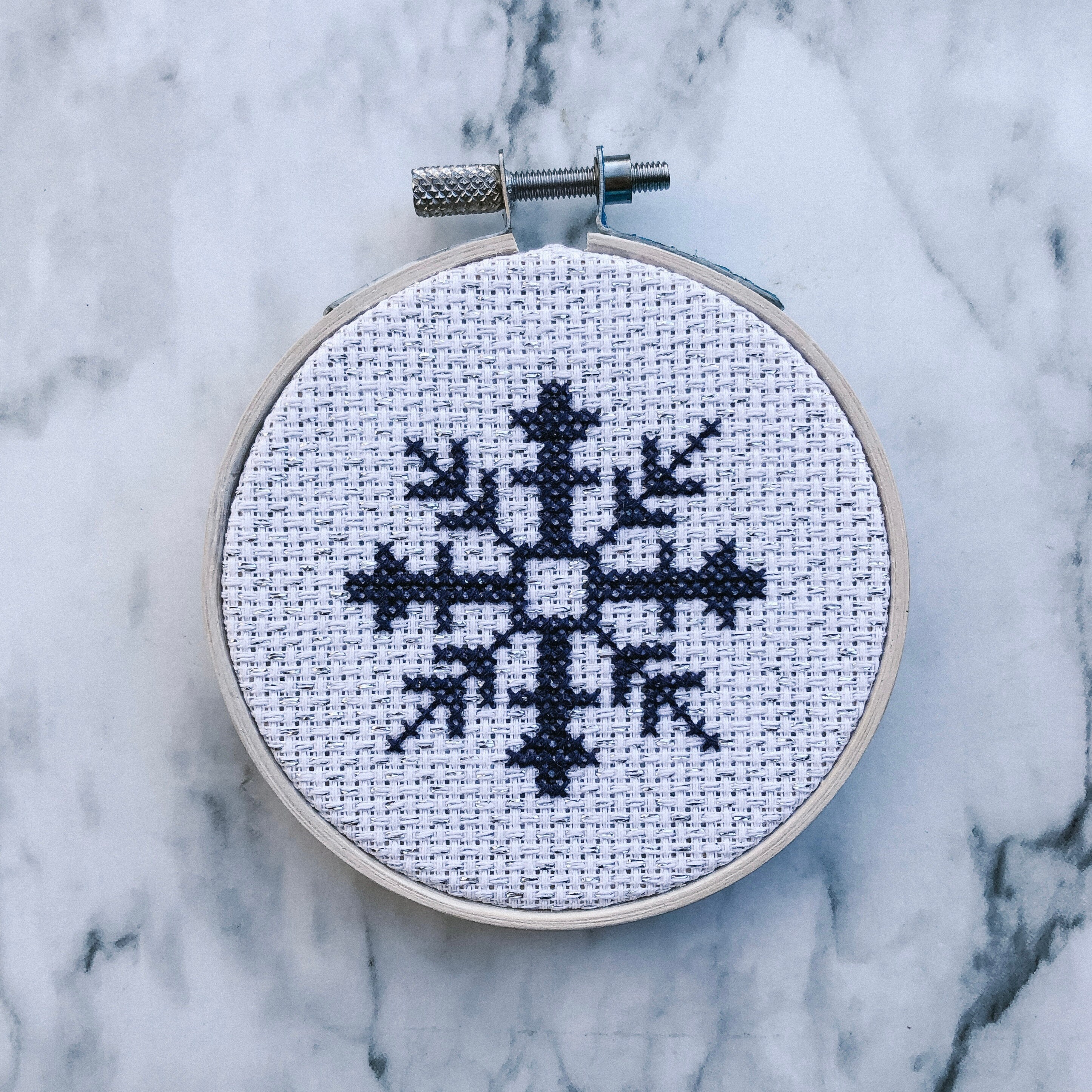 Snowflake Small Cross Stitch/ornament Pattern - Etsy