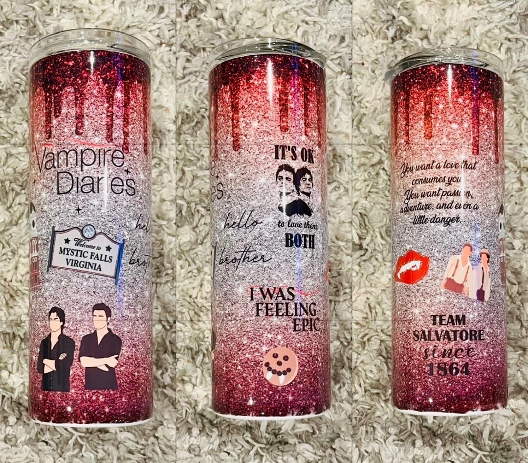 Vampire Diaries Sublimation Tumbler, Custom Tumbler, Tvd - Etsy