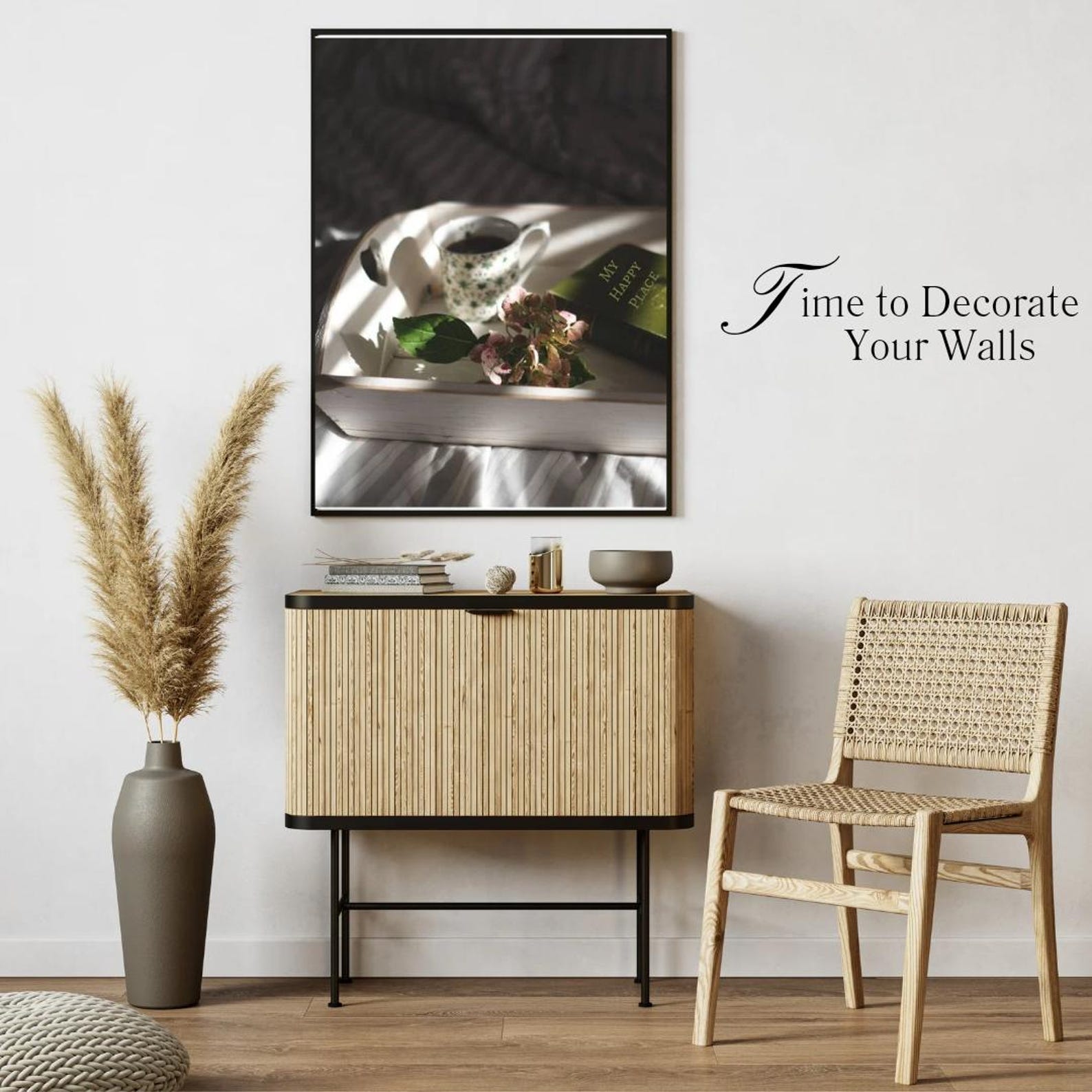My Happy Place Digital Download, Print at Home Wall Art, Relaxing Art ...