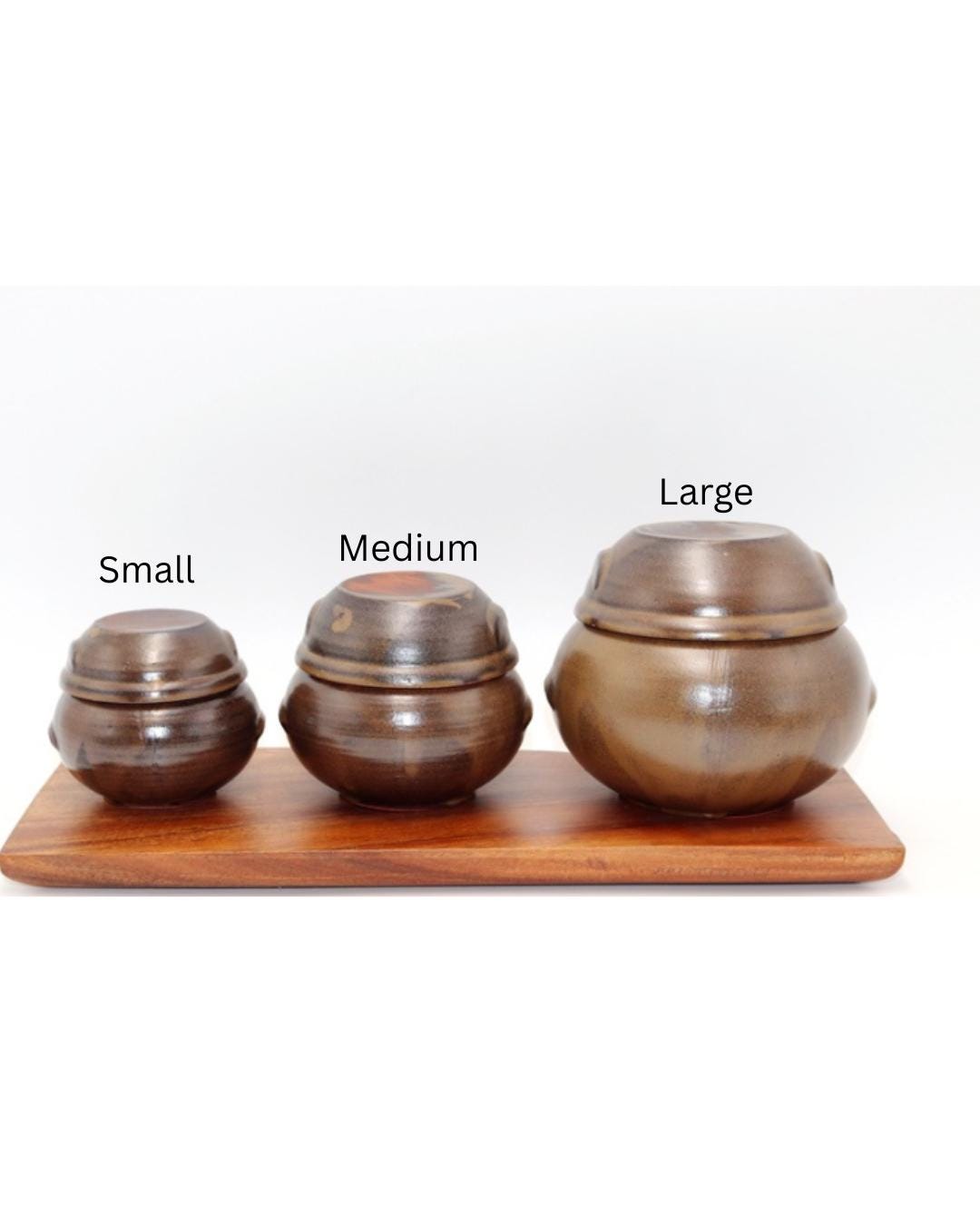 Korean Jabak Onggi – Egg-shaped Clay Pot With Vintage Lid, Kimchi ...