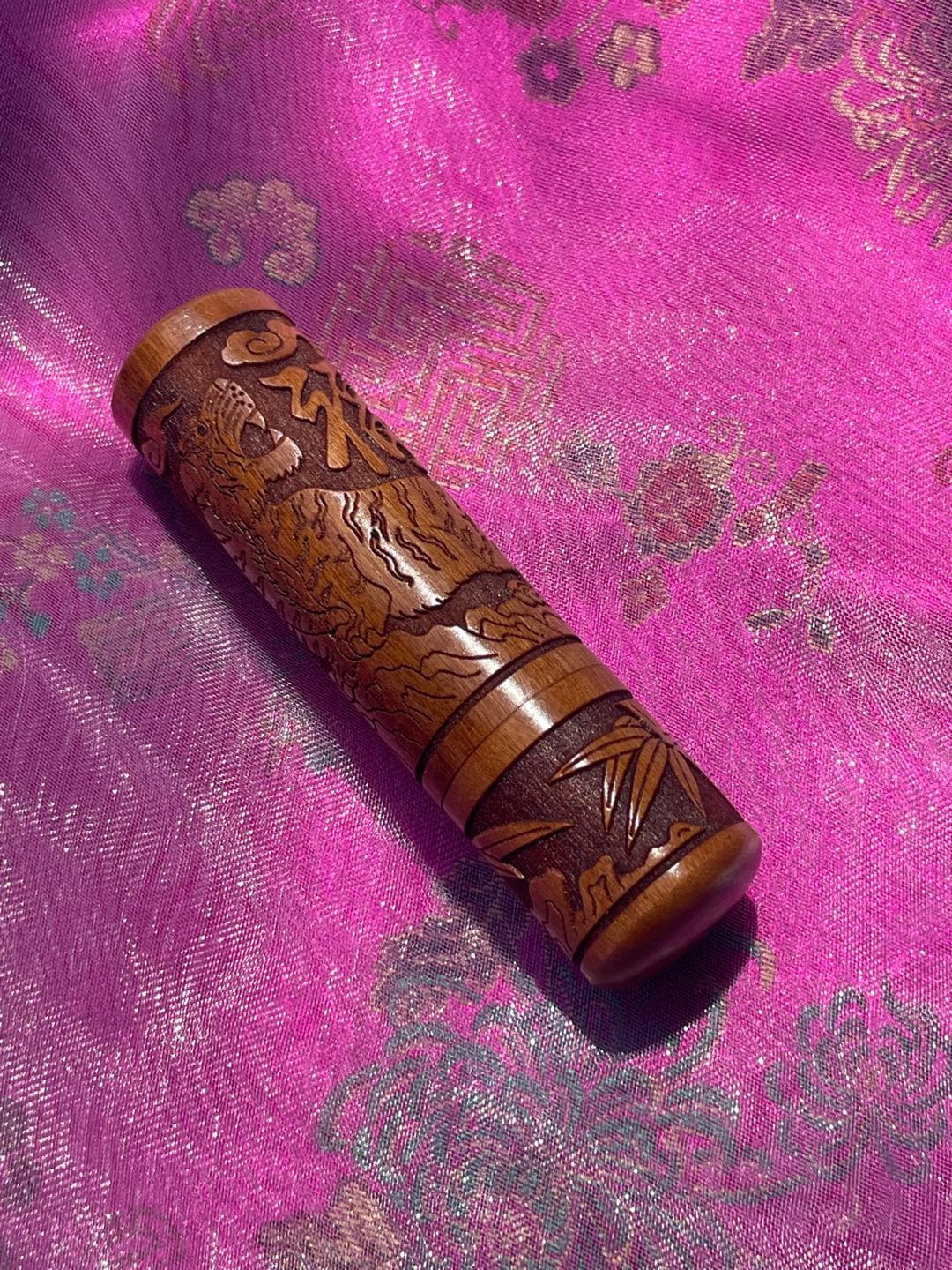 Custom Wood Korean Stamp With Korea Tiger Engraving,traditional ...