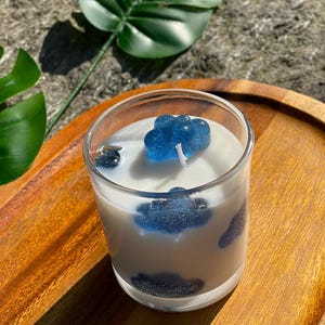 Cloud Candle | Gel Wax Candles | Gel Candle | Handmade Gift | Blue Sky ...