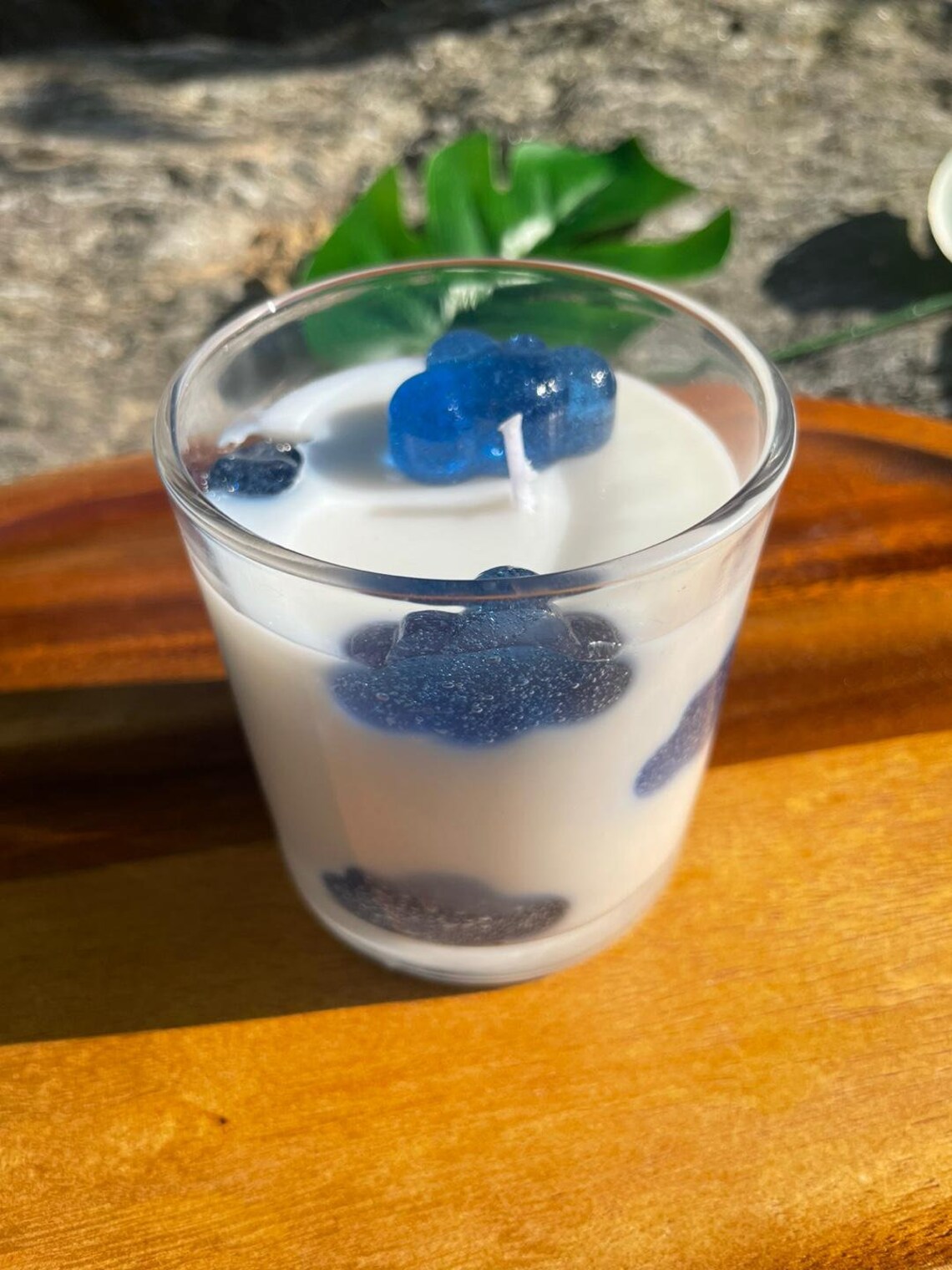 Cloud Candle | Gel Wax Candles | Gel Candle | Handmade Gift | Blue Sky ...