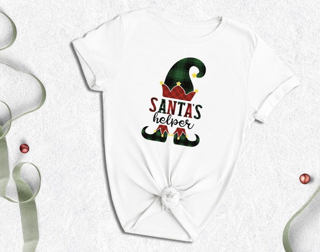 Santa's Helper Shirt, Funny Santa Shirt, Family Christmas Shirts ...