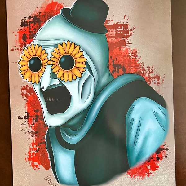 Terrifier Stencil - Etsy
