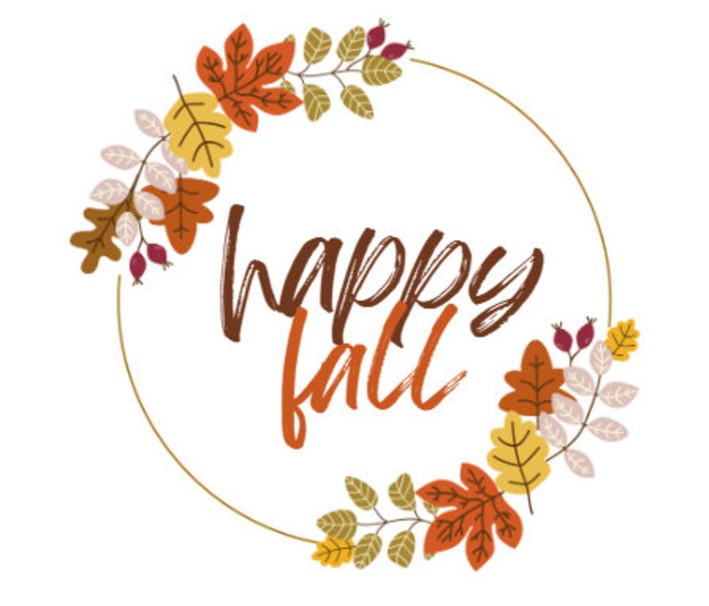 Happy Fall SVG - Etsy