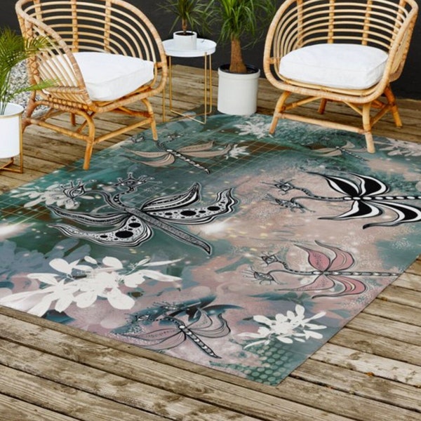 Outdoor Butterfly Rug - Etsy
