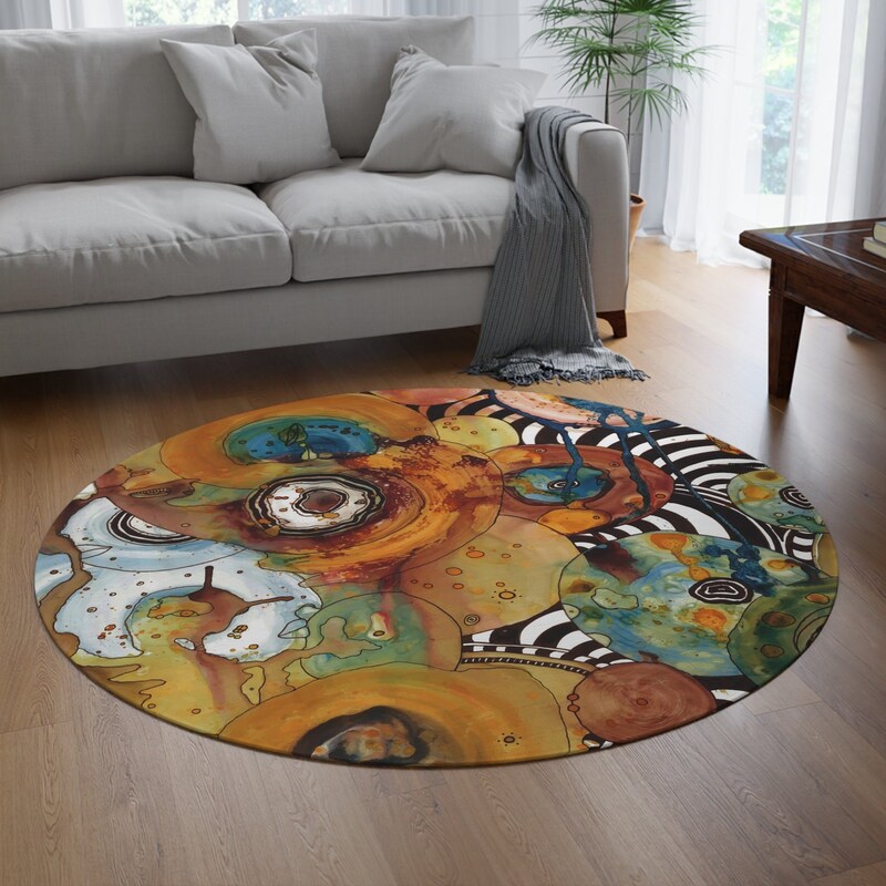 Abstract Shaped Rug - Etsy