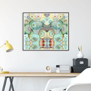 Abstract Mermaid Art Print Downloads Printable Art Painting Print Wall ...
