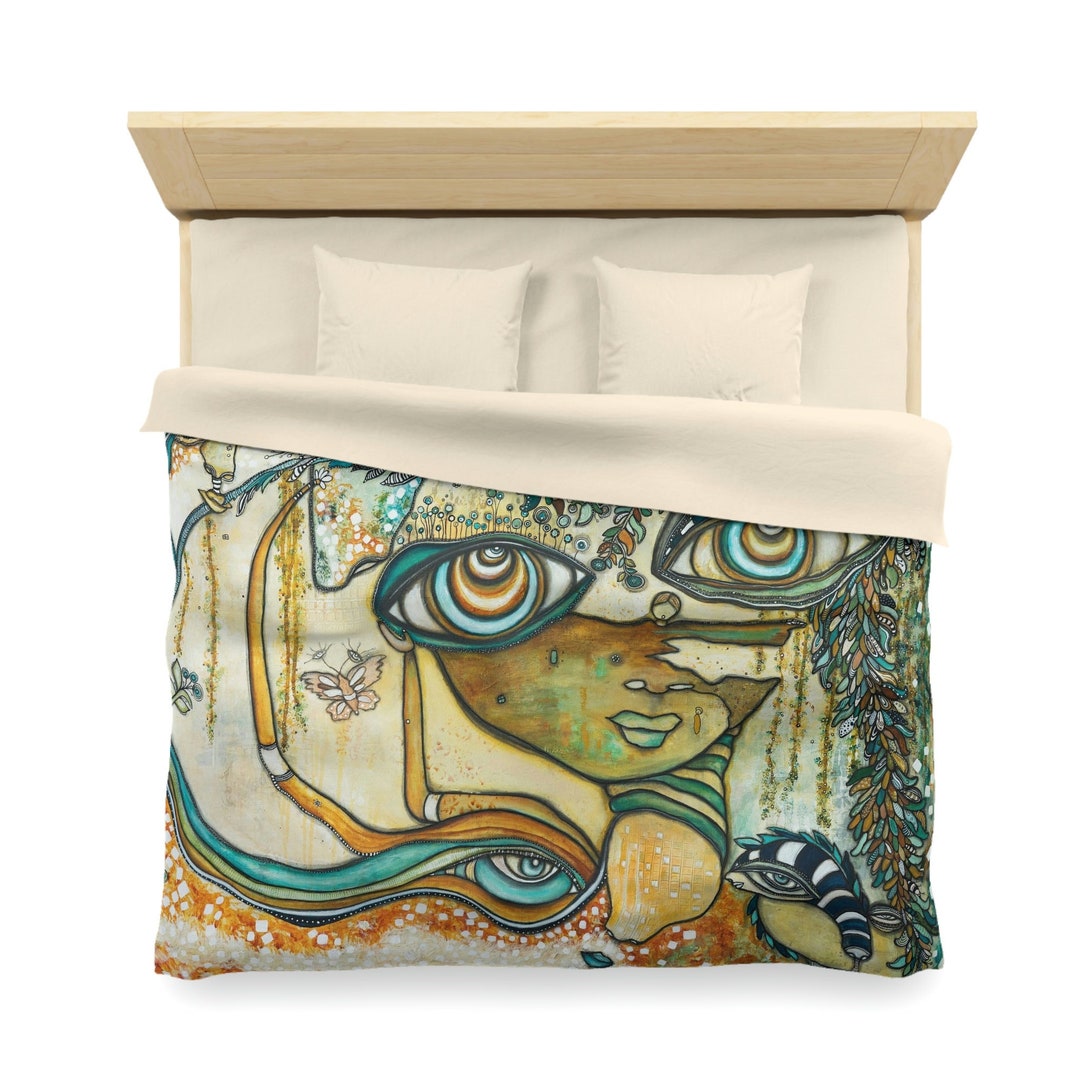 Duvet Cover Unusual Whimsical Eclectic Weird Bedroom Decor Accessories ...