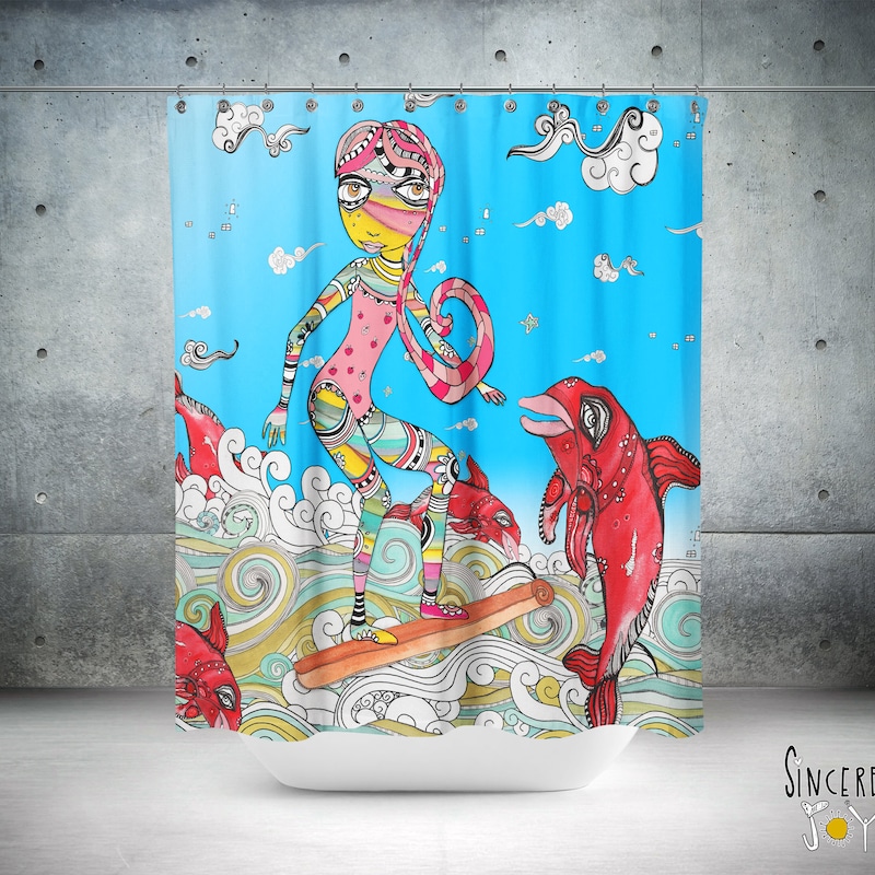 Surfer Curtains - Etsy