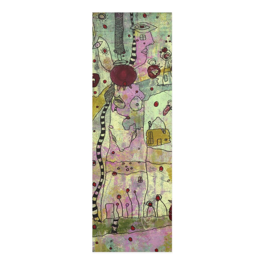 Unique Yoga Mat Foam Colorful Original Artwork Unusual Funny Yogi Mats ...