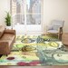 Funky Psychedelic Face Carpet Area Throw Rug Artist Abstract Colorful ...