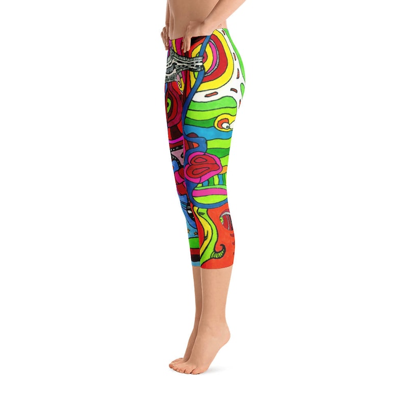 Colorful Art Leggings for Yoga Dance Crossfit Training - Etsy